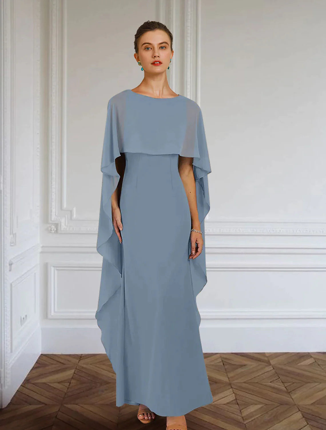 Wholesale Sheath / Column Mother of the Bride Dress Formal Wedding Gue ...